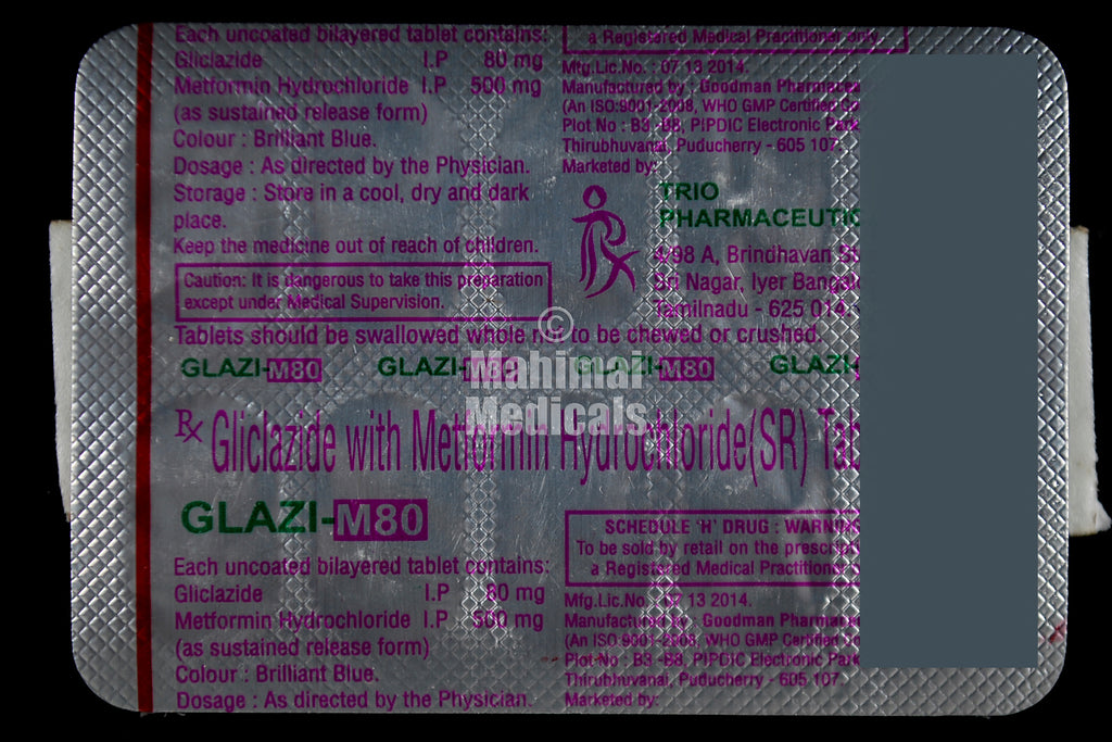 Glazi M 80mg/500mg Tablet – MahimaiMedicals