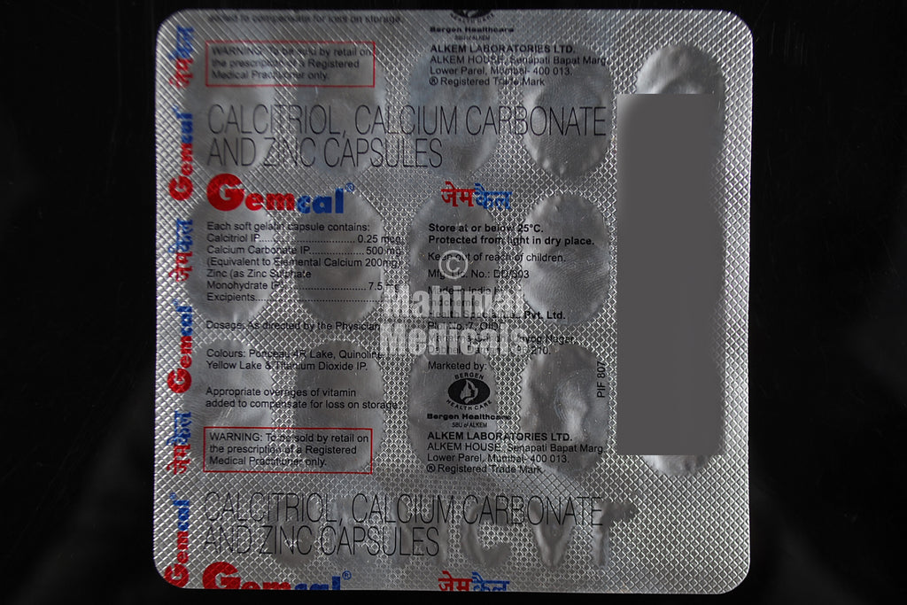 Gemcal Capsule – MahimaiMedicals