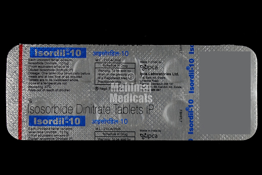Isordil 10 MG Tablet – MahimaiMedicals